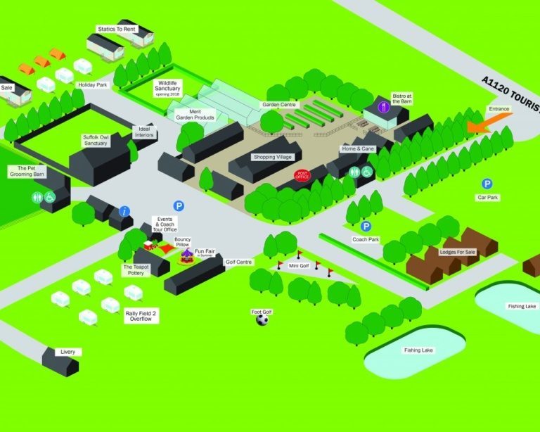 STONHAM BARNS MAP - Stonham Barns