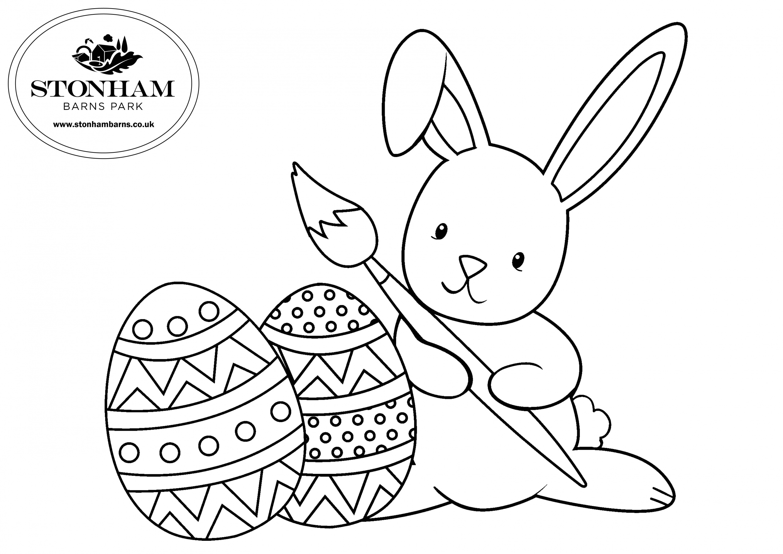 Colouring A4 -Easter - Stonham Barns